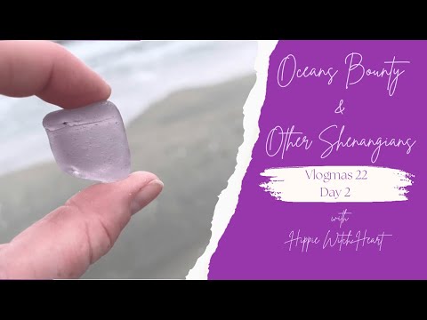 Sea shanties, Sea Glass & Seafood - Hippie Witch does a beach day - Vlogmas 22 day 2