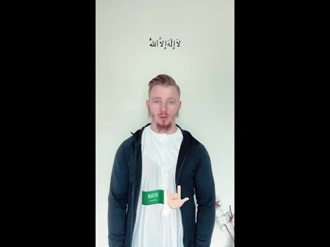 The Islamic shahada in 3 different sign languages ☝🏽