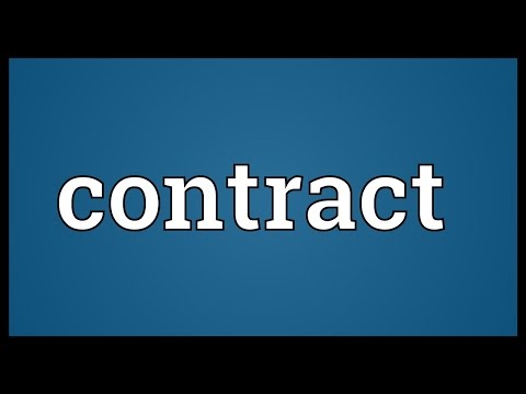 Contract Meaning