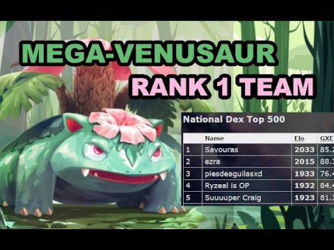 Rank 1 MEGA-VENUSAUR Team in National Dex OU | Competitive Pokemon