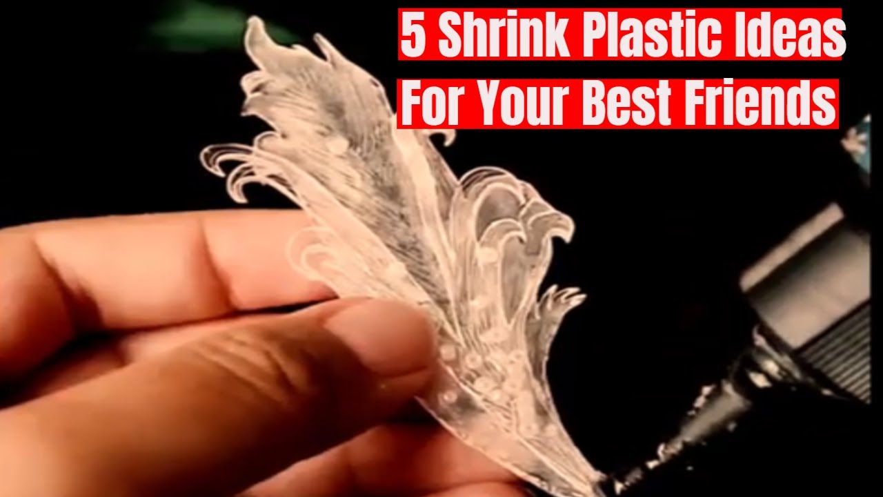 5 Shrink Plastic Ideas for Your Best Friends|DIY HANDMADE: HEAT SHRINK PLASTIC|Shrink Plastic Art