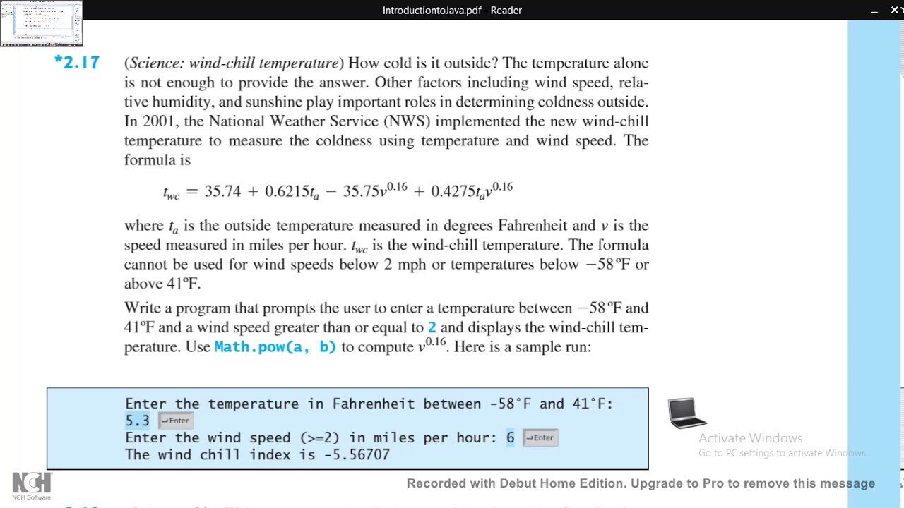 Introduction To Java Programming   Exercise 3 20b