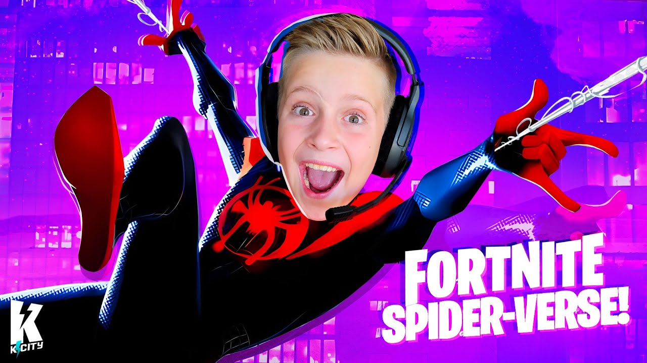 Spider-Verse Challenge in Fortnite! (Web Shooters are Back) K-CITY GAMING
