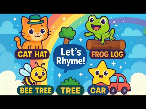 Let's Rhyme! | Nursery Rhymes! | Rhyming Words For kindergarteners ! | Brainy Bunch TV566