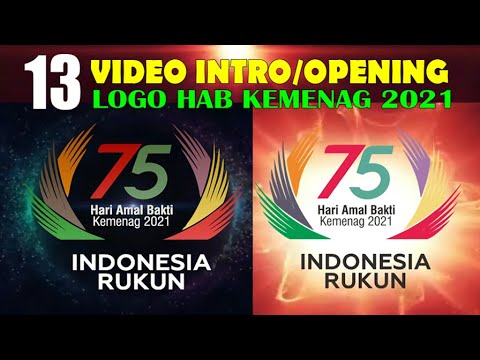 Video INTRO | OPENING LOGO HAB KE-75 KEMENAG 2021