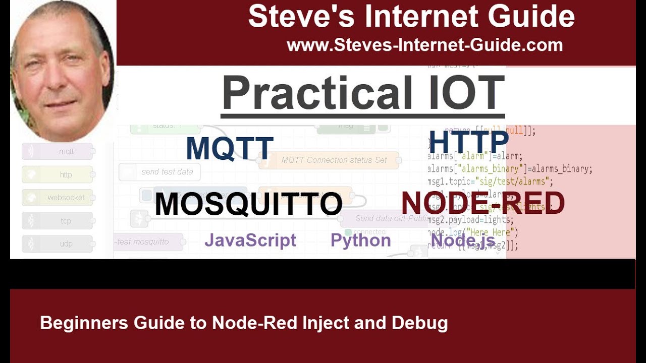 Beginners Guide to Node-Red Inject and Debug Nodes