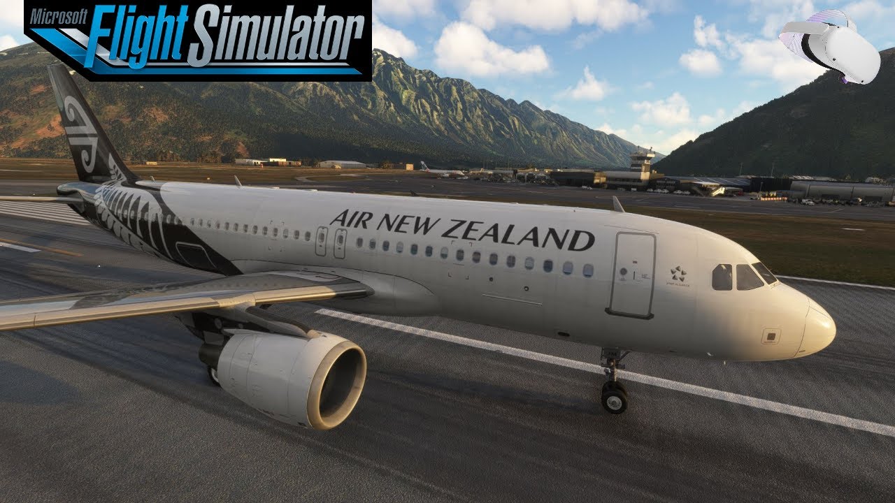 Fenix A320 in VR! | iniScene Queenstown NZ ** CHALLENGING APPROACH! ** - Videos & Streams ...