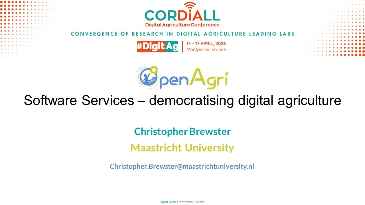 [CORDiALL Conference] 15th April 2026 - Christopher Brewster