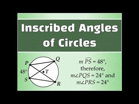Inscribed Angles in Circles