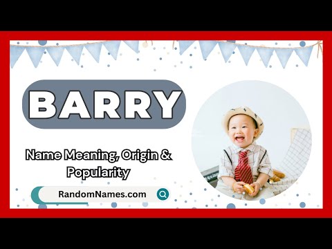 Barry - Baby Boy Name Meaning, Origin & Popularity - RandomNames.com
