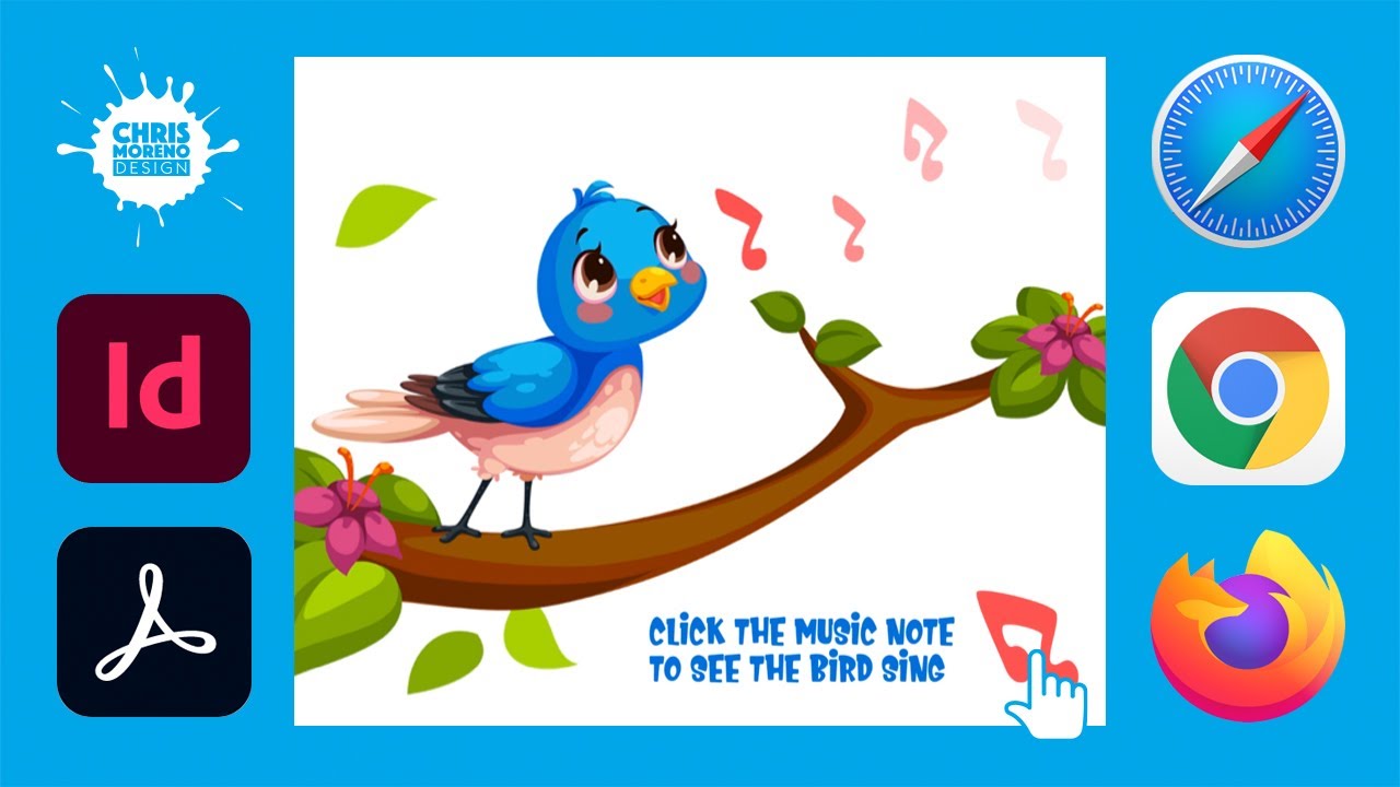 Interactive PDF Design | Button Trigger Animation