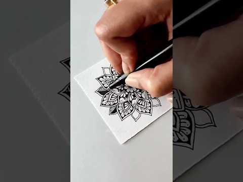 Mandala Art for beginners [patterns, watercolour,  brustro, mandalas, therapeutic art,mini mandalas]