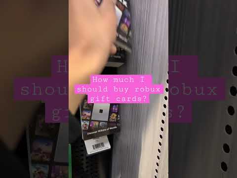 What guess how much I should buy Roblox gift card? #roblox #shorts #giftcard