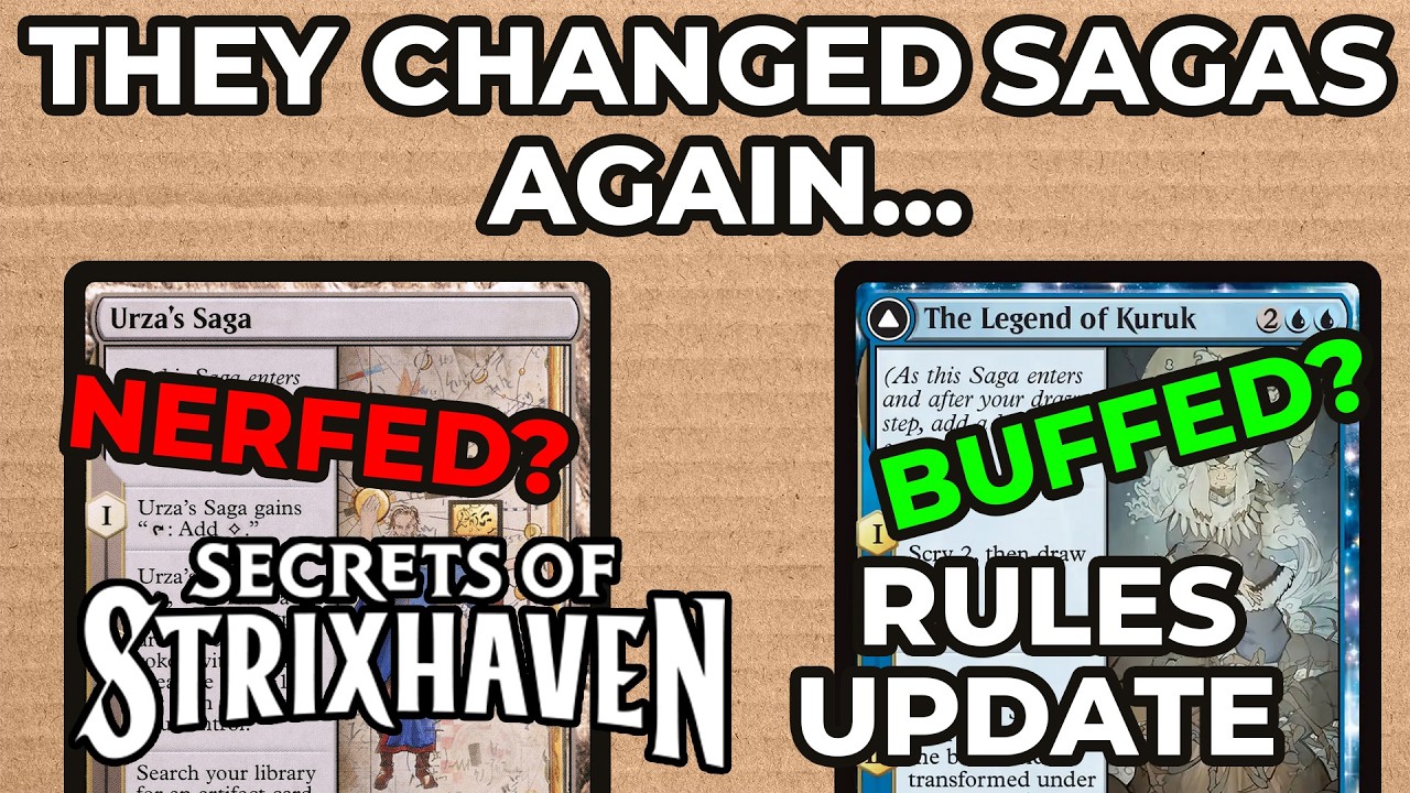 The NEW Saga rules update... - Secrets of Strixhaven - MTG Rules