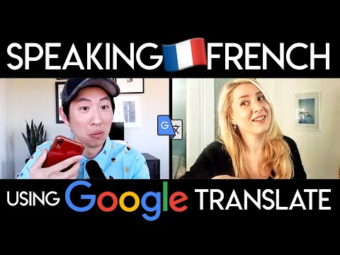 Speaking French Using Google Translate on iPhone