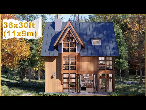 36x30ft (11x9m) The Ultimate 3 Story Family Cottage House | 3 Bedroom,3 Bathroom And 4 Children Beds