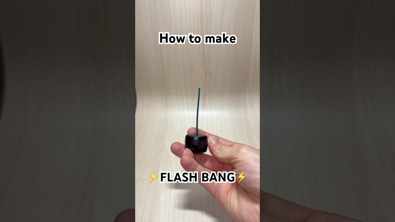 DIY ⚡️FLASH BANG⚡️#fireworks #shorts #diy #homemade #howtomake
