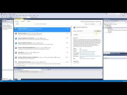 How to Install Nuget Packages