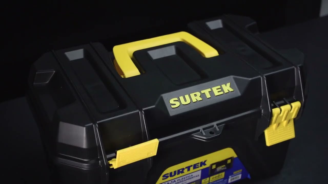 Caja plástica con broches plásticos - Surtek