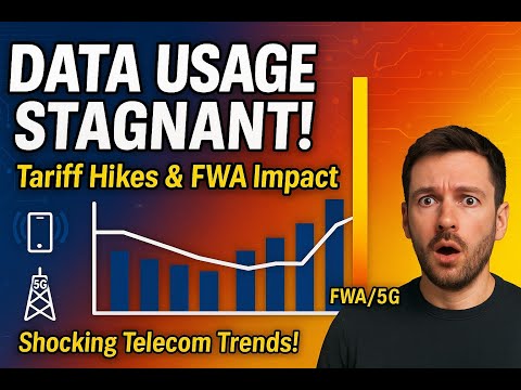 TRAI’s Qtrly Report EXPOSES Reality: 5G Data Boom Is Just FWA! 📉 Smartphone Usage Stagnates