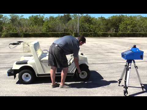 Proliner Inverted Pen Technology (IPT) - Measuring a Golf Cart