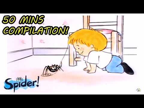 Spider! | 50 mins | All Episodes Compilation | 90's Kids Show | Spider in the Bath