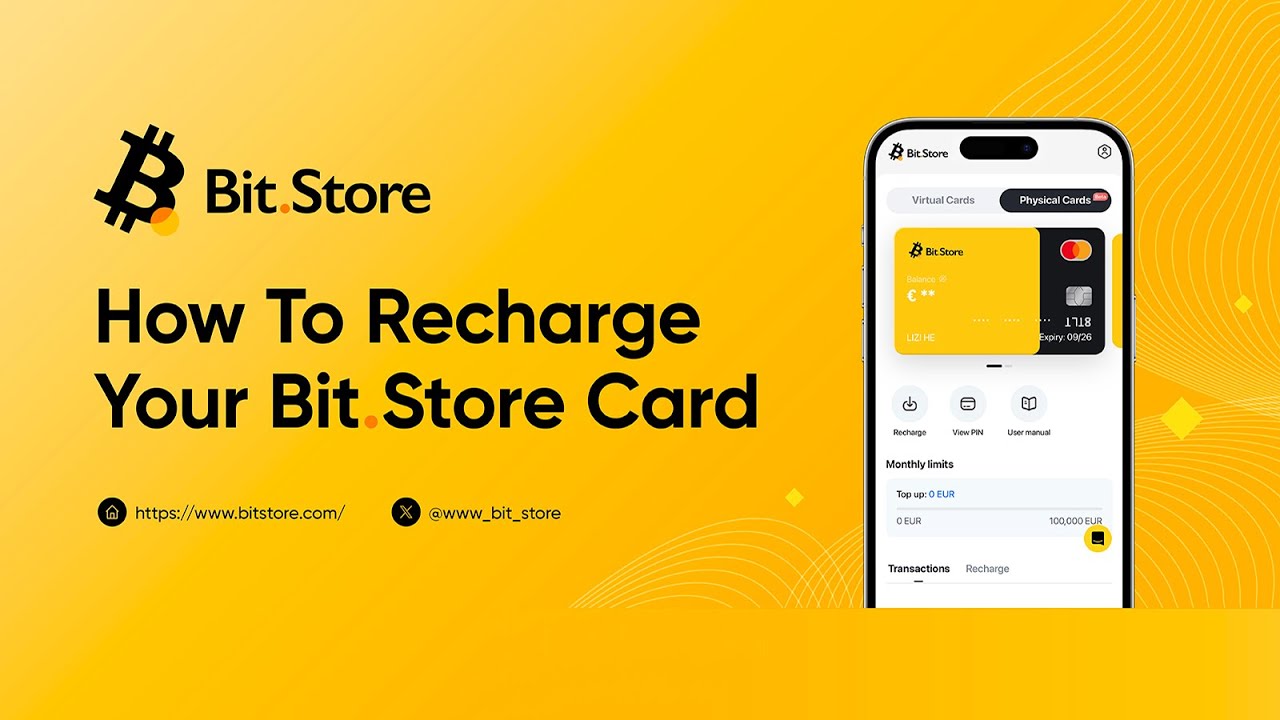 Bit.Store | How To Recharge Your Bit.Store Physical Card
