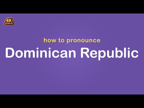 how to pronounce Dominican Republic 【FIFA】