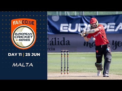 π΄ FanCode European Cricket Series Malta, Day 11 | Cricket Live Stream