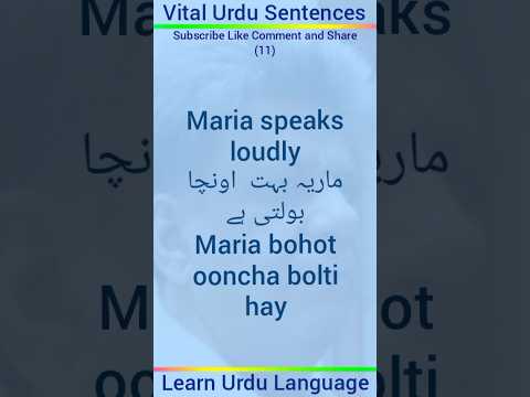 Vital Urdu Sentences #11