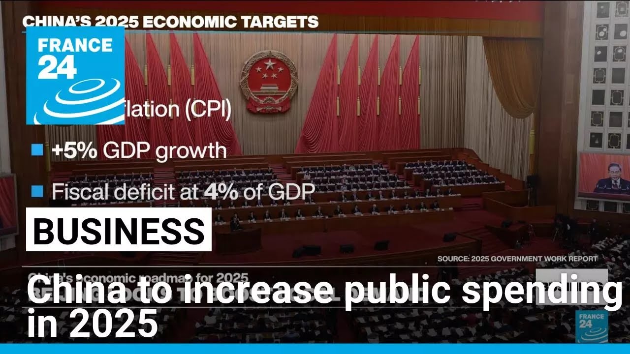 China outlines economic goals for 2025, including boost in public spending • FRANCE 24 English