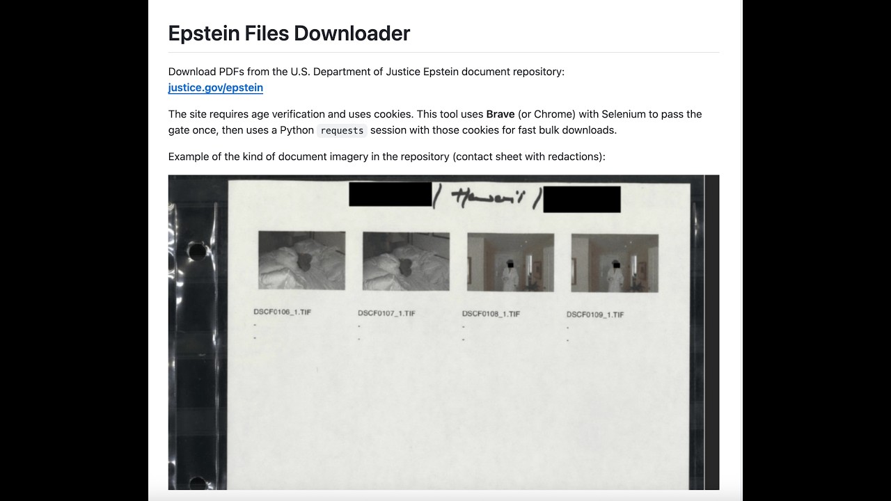 download your epstein files using this.. (open-source) (github)