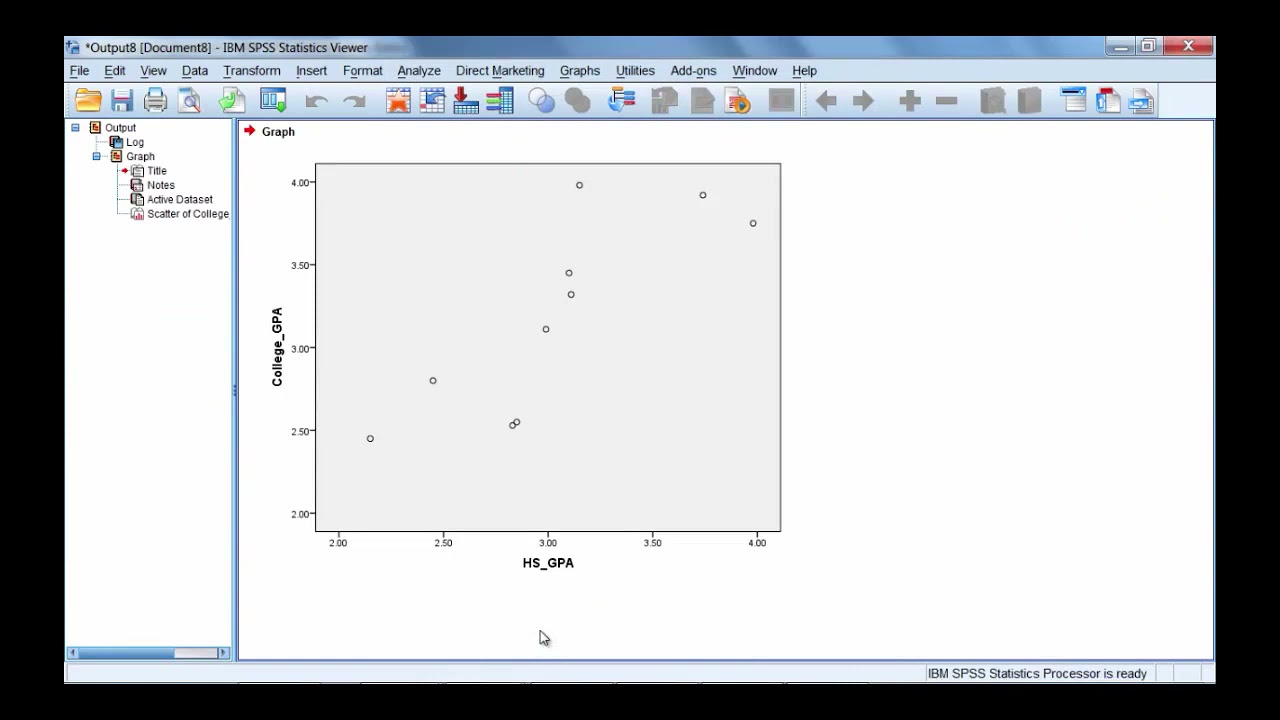 005 Creating a Scatterplot