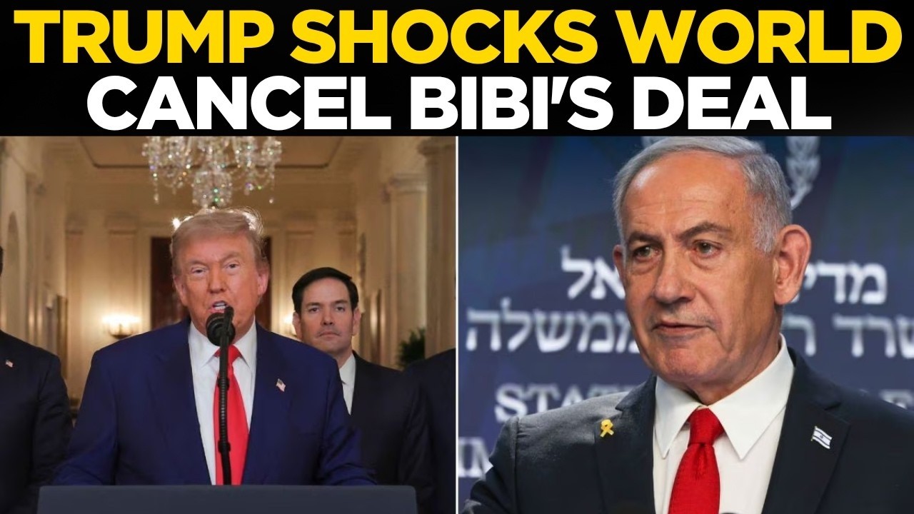 Massive Announcement LIVE: Trump Cancels Netanyahu Deal, Shocking Global Political Circles