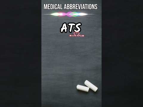 Full form of ATS#medical #doctor