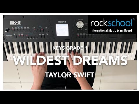 Rockschool KEYS Grade 1 | Wildest Dreams (Playthrough with Chords)