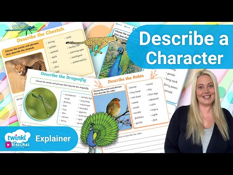 Teach Children How to Describe a Character | KS1 Writing