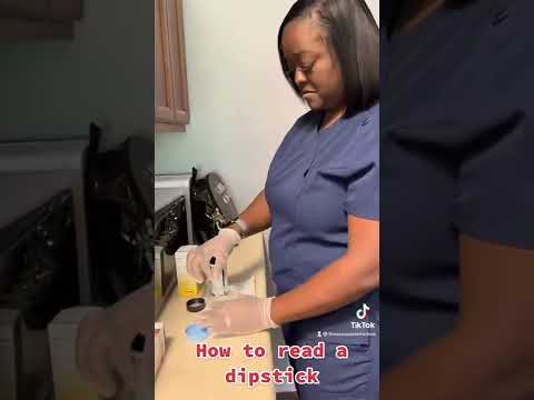 How to read a urine dipstick