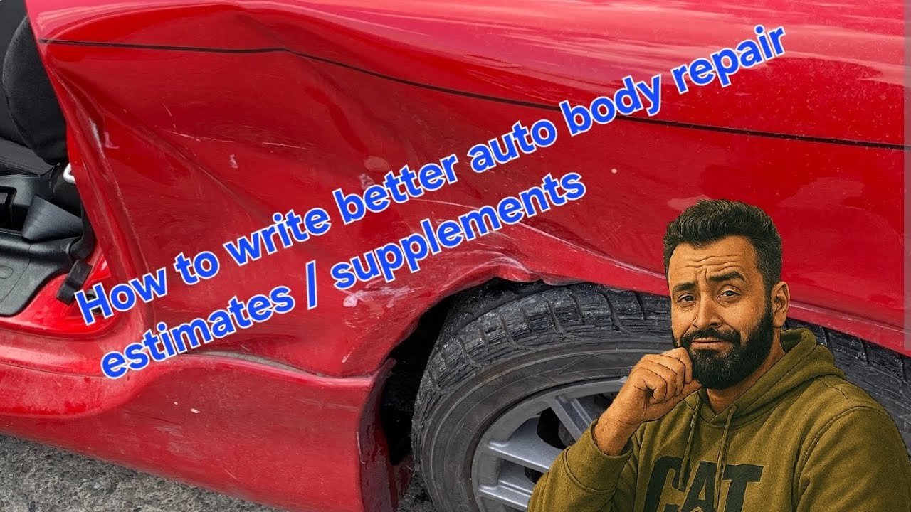 How to write better auto body repair estimates/supplements #autobody #autobodyrepair #bodyshop 