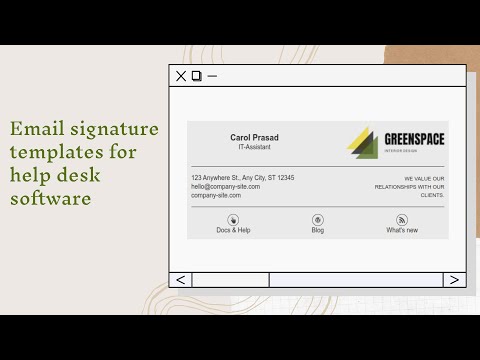 Five best email signature templates for help desk software
