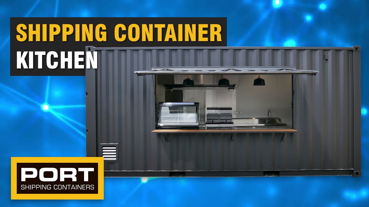A Commercial Container Kitchen ready for business!