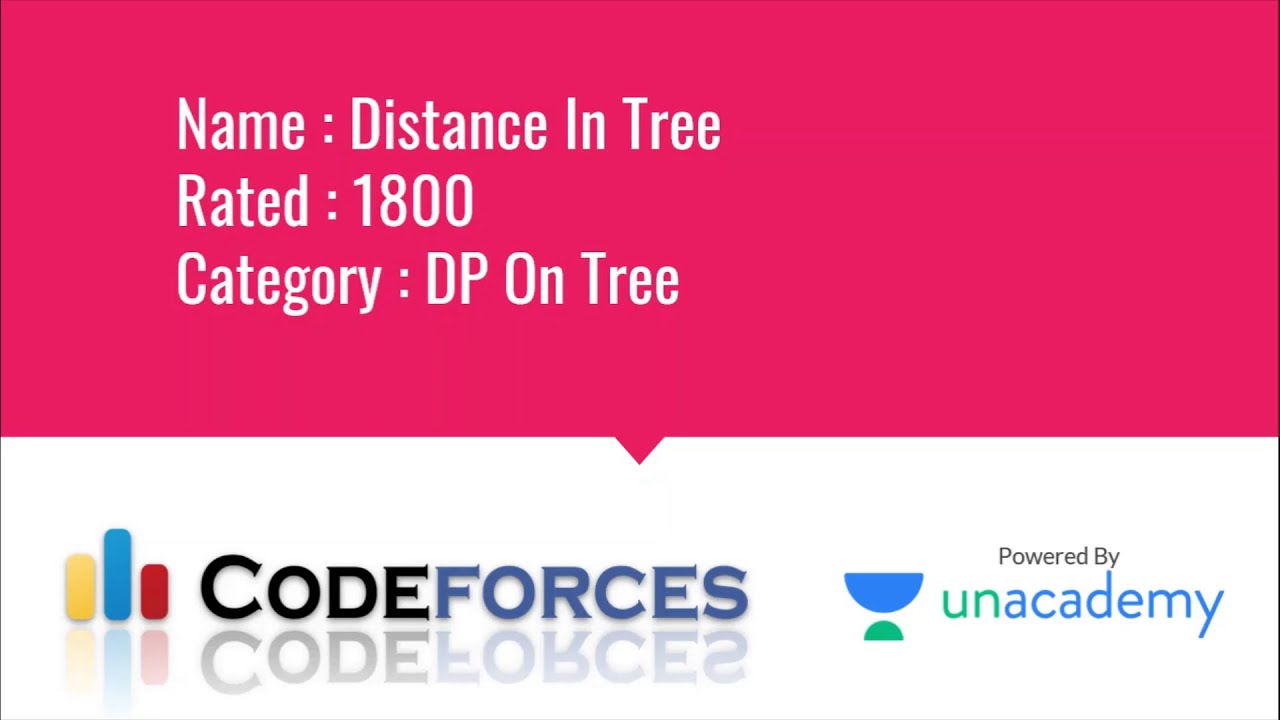 E05 : Distance in Tree | Dynamic Programming | CodeNCode