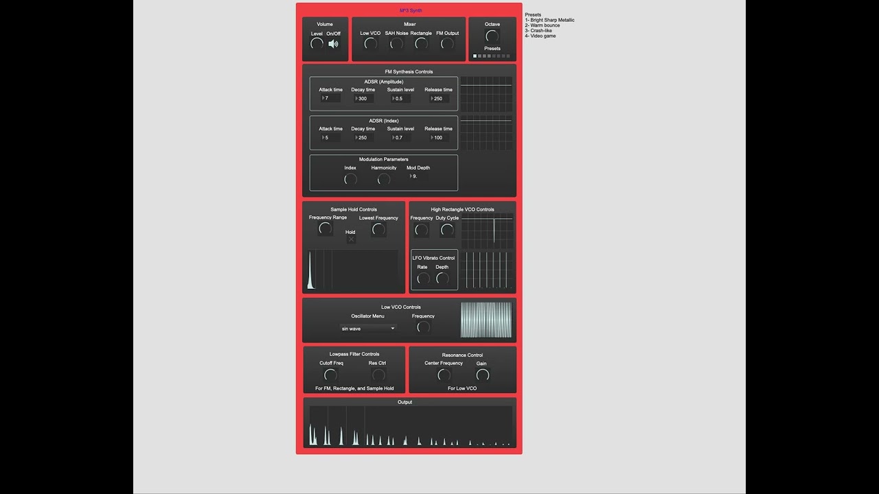 21M.080 Synthesizer Assignment 1