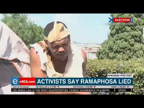 Activists say Ramaphosa lied