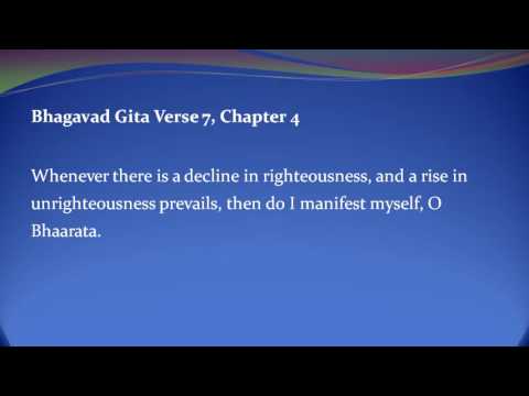 How does God restore peace? Yada Yada Hi Dharmasya - Simple English Meaning of Gita Verse 4.7