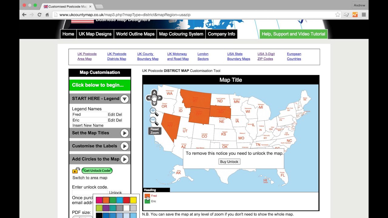 USA 3 Digit Zip Code Map Customization Tutorial