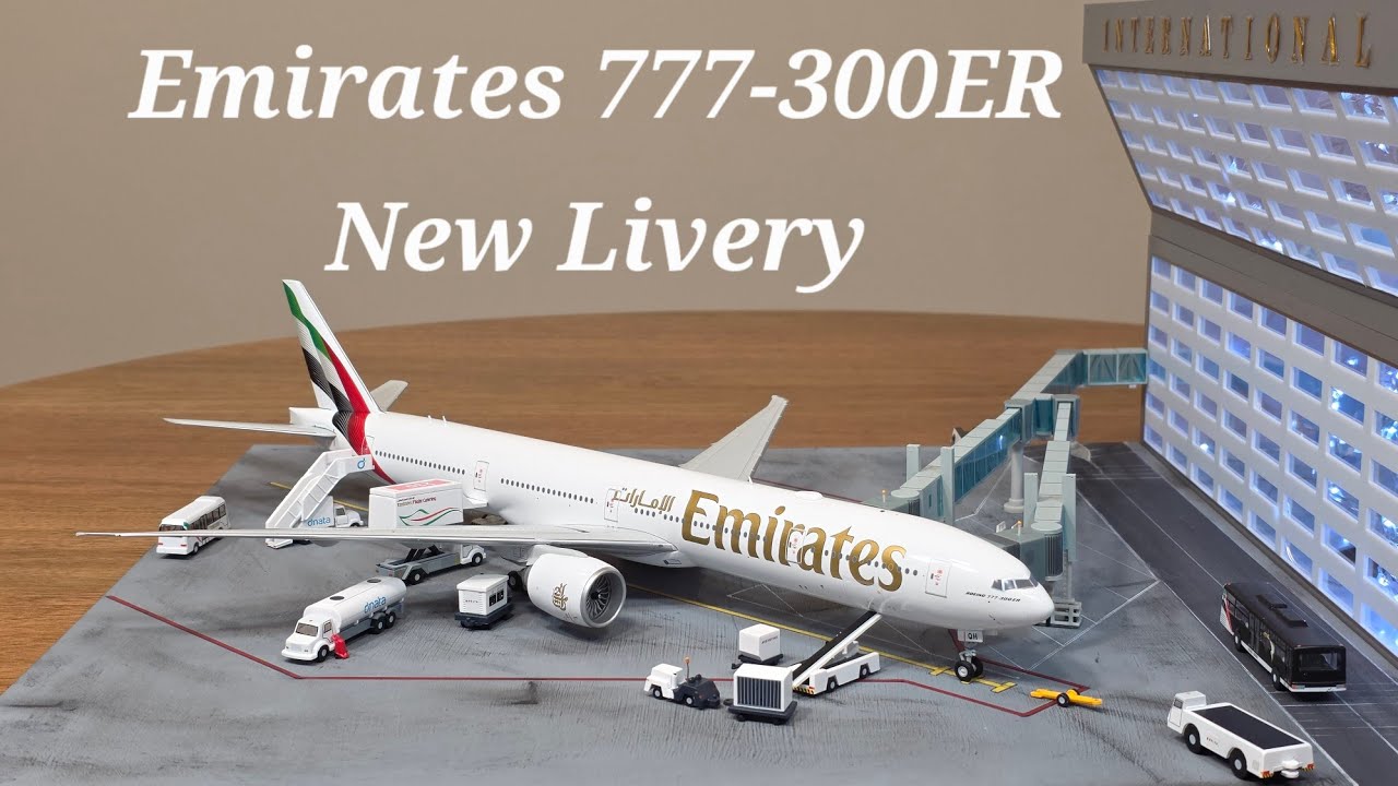 Gemini Jets 200 Emirates 777-300ER NEW Livery Unboxing/Reveiw
