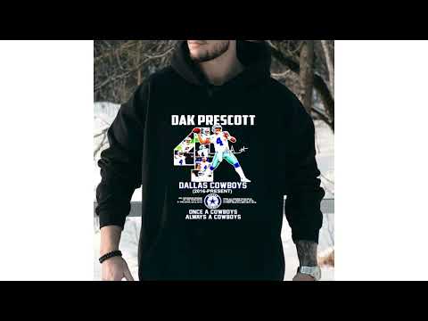 Once a Cowboys Alway a Cowboys Dak Prescott Cowboys Tshirt