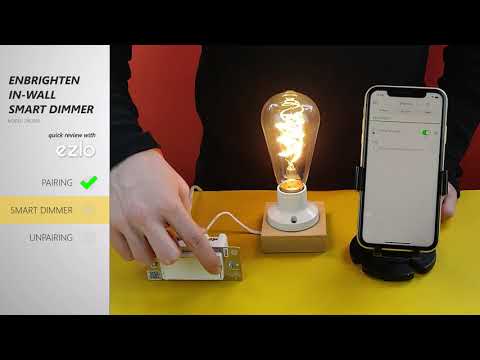 How to pair Enbrighten GE In-Wall Smart Dimmer ZW3010 with Ezlo Hubs