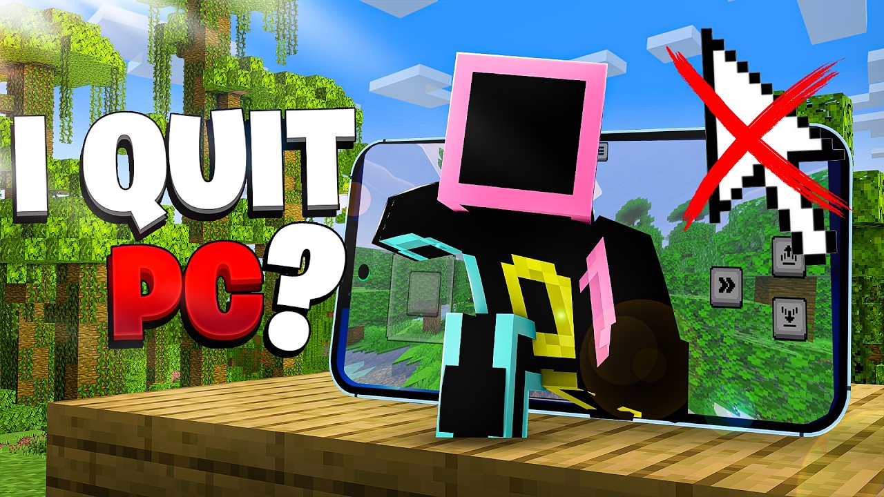 PC Player Tries Minecraft on Mobile